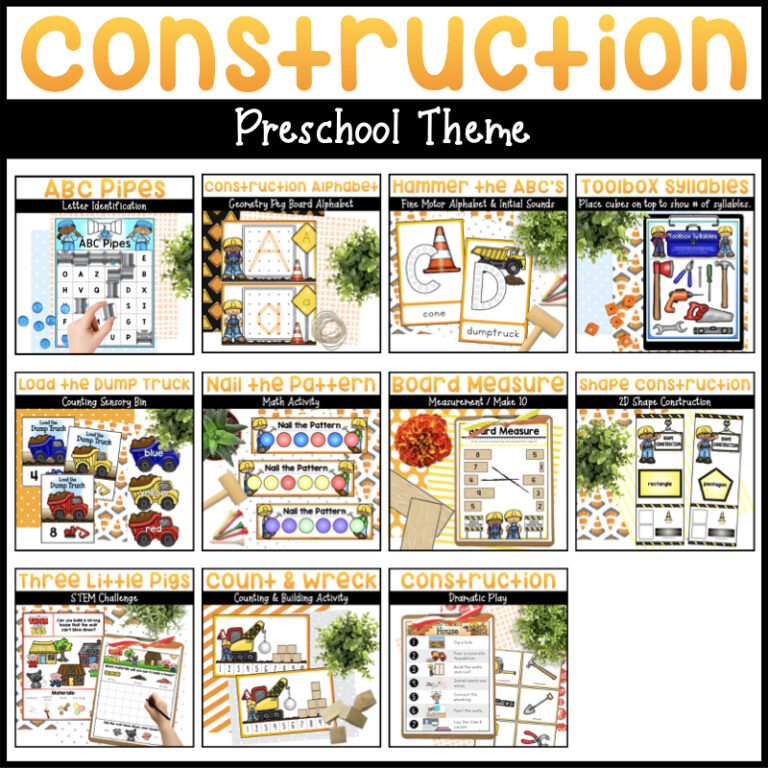 5 Construction Dramatic Play to Encourage Little Builders
