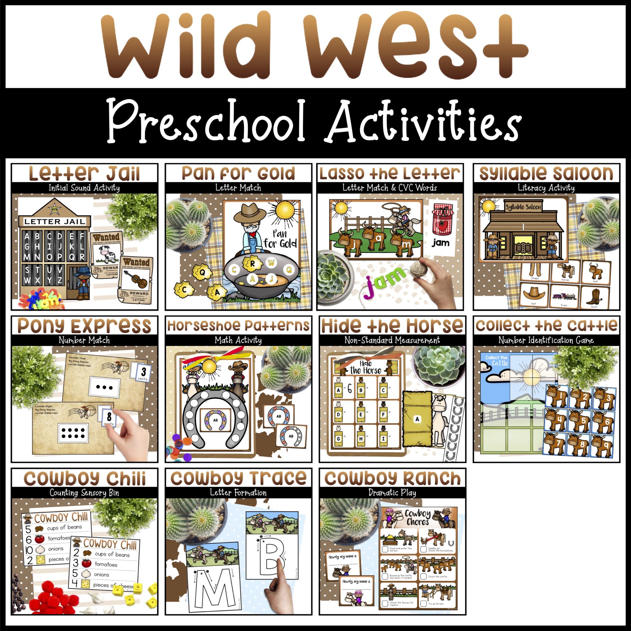 5 Wild West Literacy Activities to Rein in Preschoolers