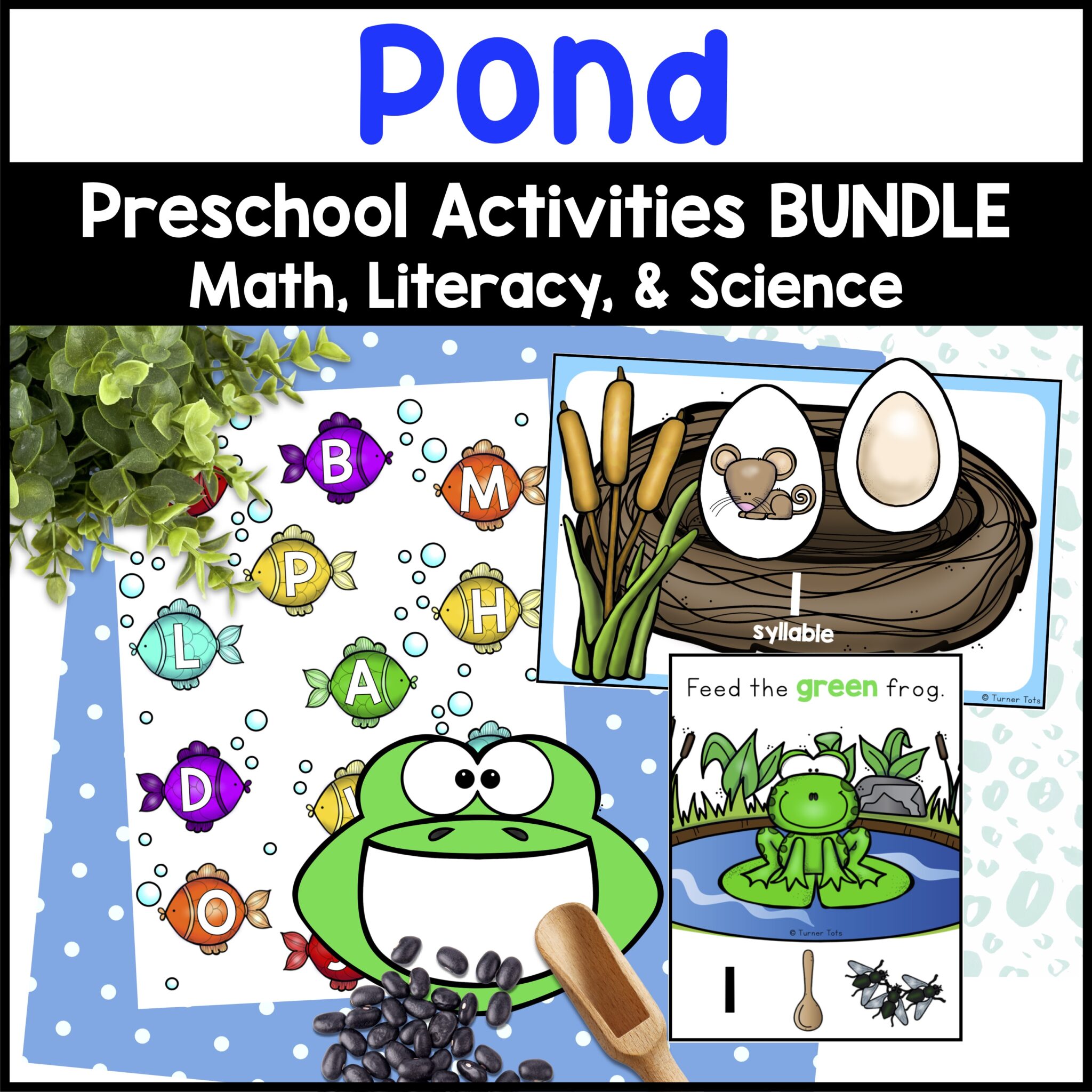 4 Pond Sensory Bins To Help Us Go With the Flow