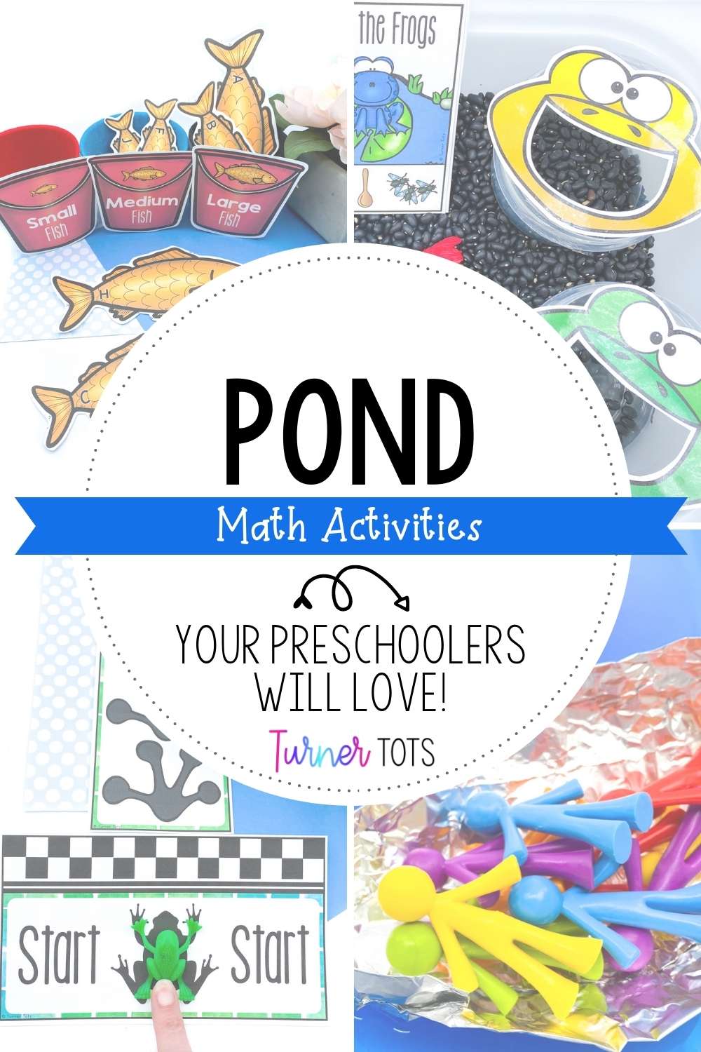 5 Pond Math Activities Dripping with Delight