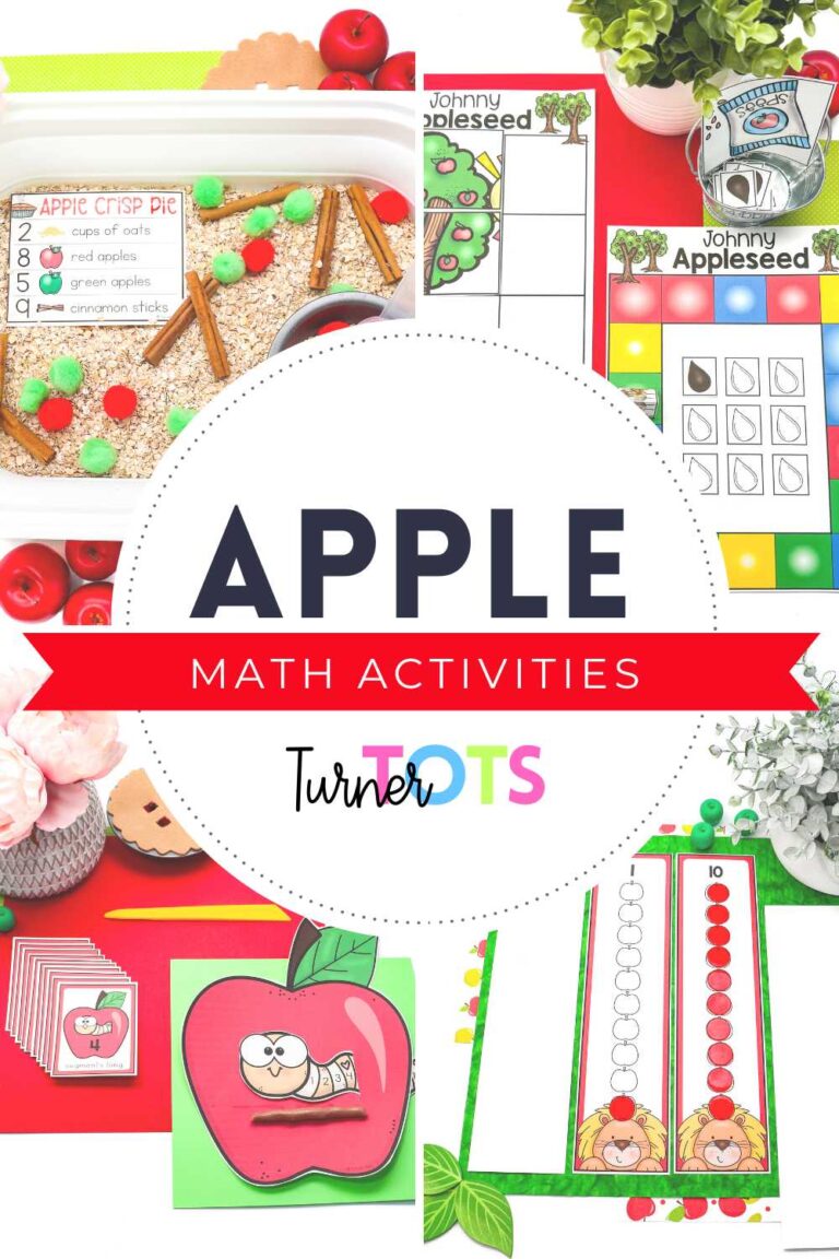 Apple Math Activities for Preschool That Are So Appealing