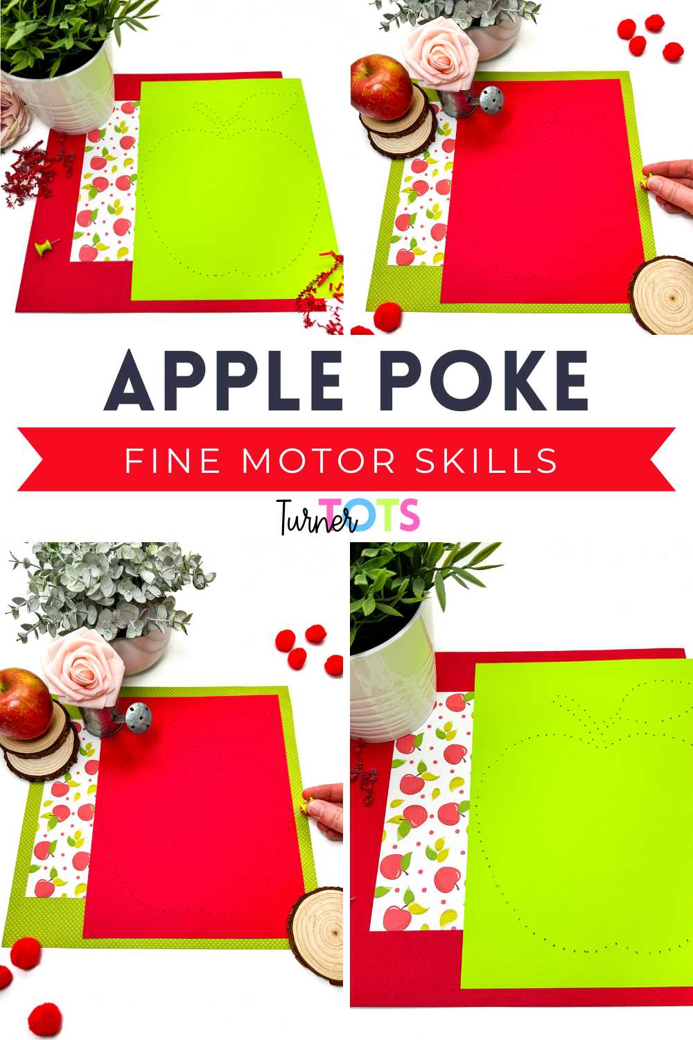 Apple Fine Motor Activities Picked Fresh from the Tree