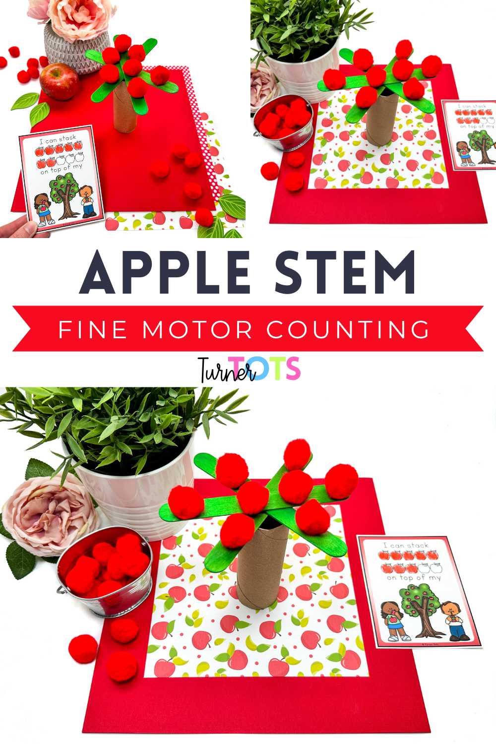 Apple Fine Motor Activities Picked Fresh from the Tree