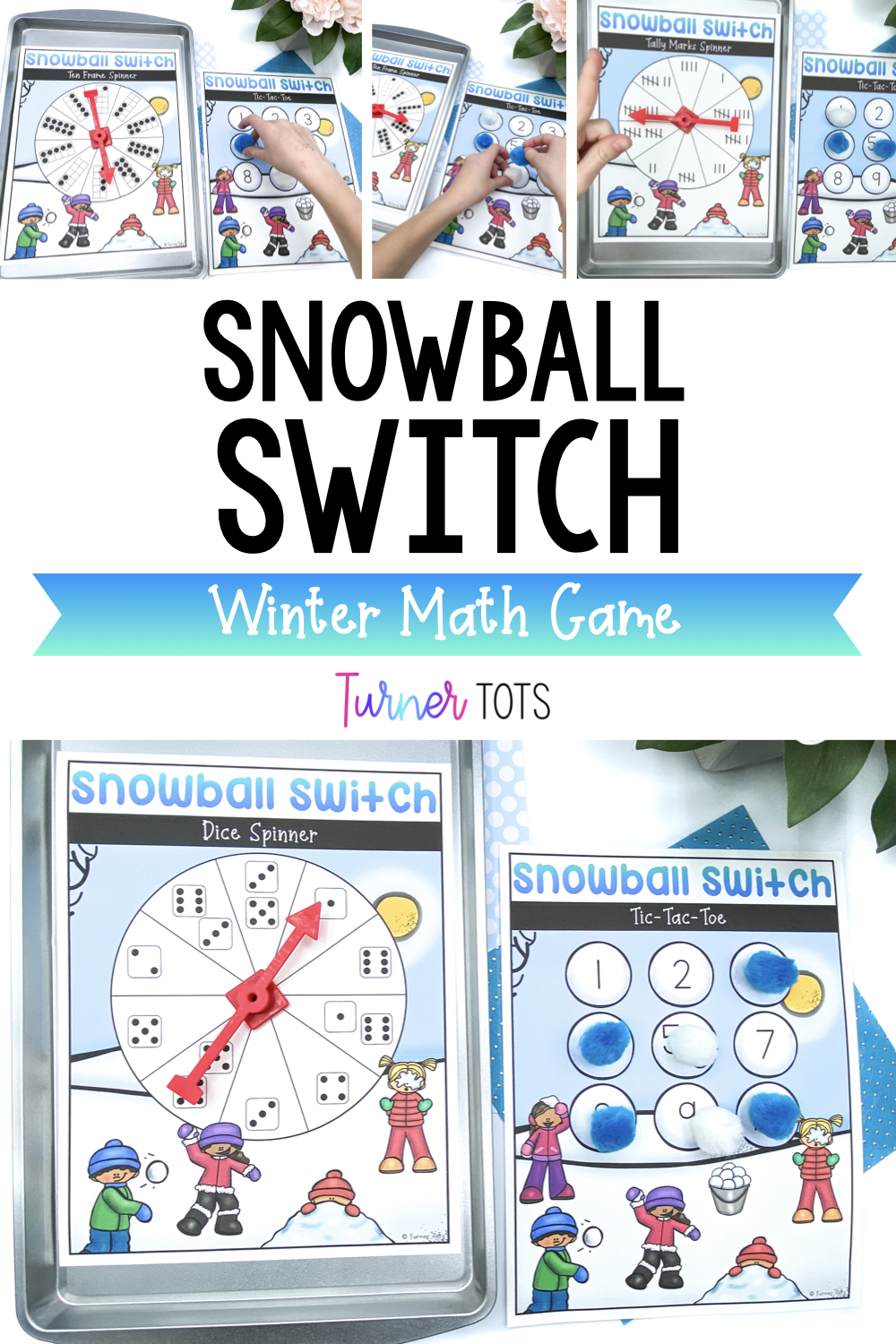 5 Winter Math Activities for Preschool with a Flurry of Fun