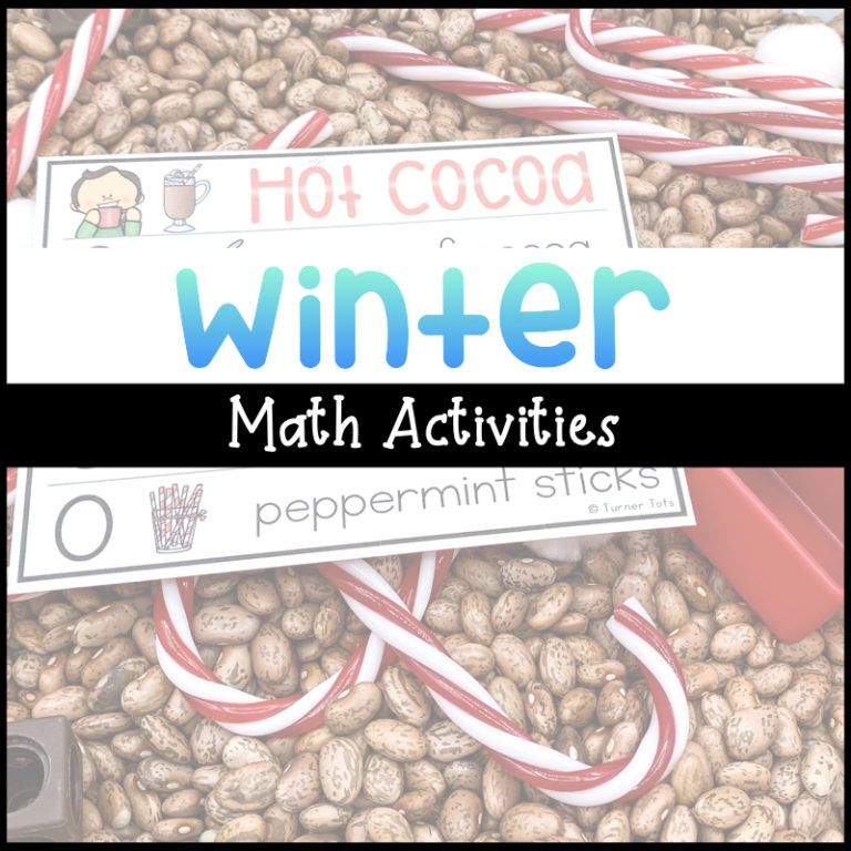 5 Winter Math Activities for Preschool with a Flurry of Fun