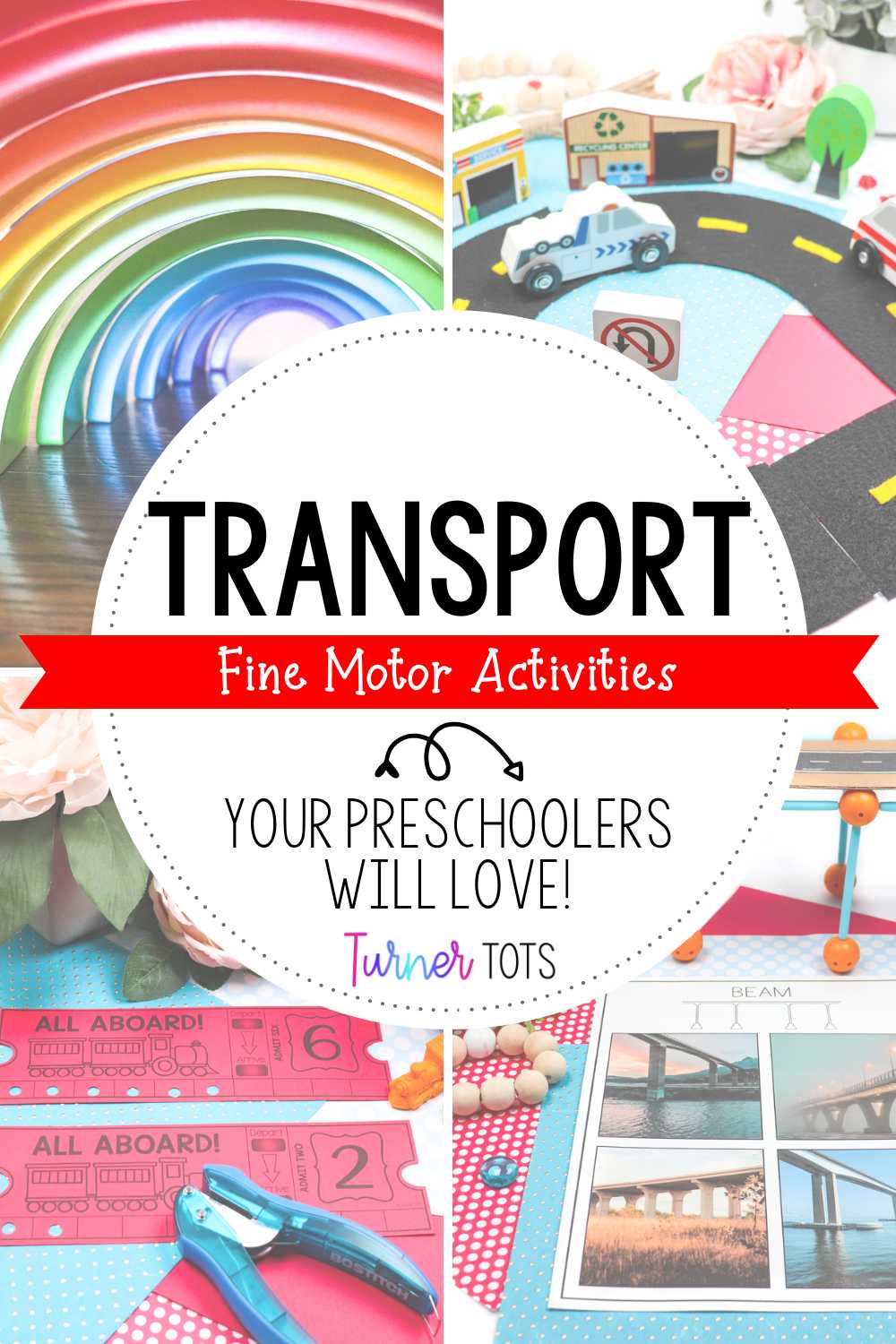 5 Transportation Activities Preschoolers Zoom to for Fine Motor Practice