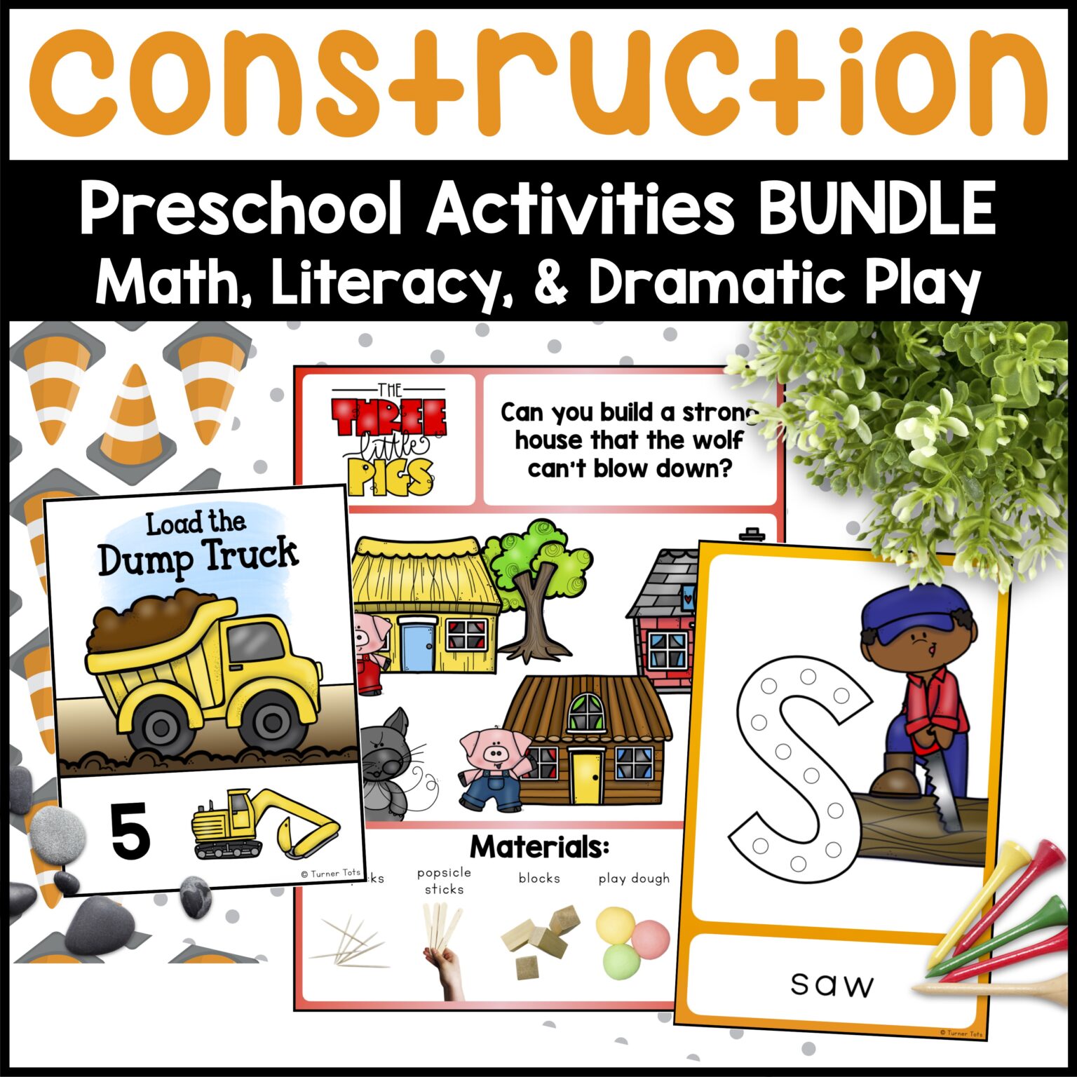 5 Construction Dramatic Play to Encourage Little Builders
