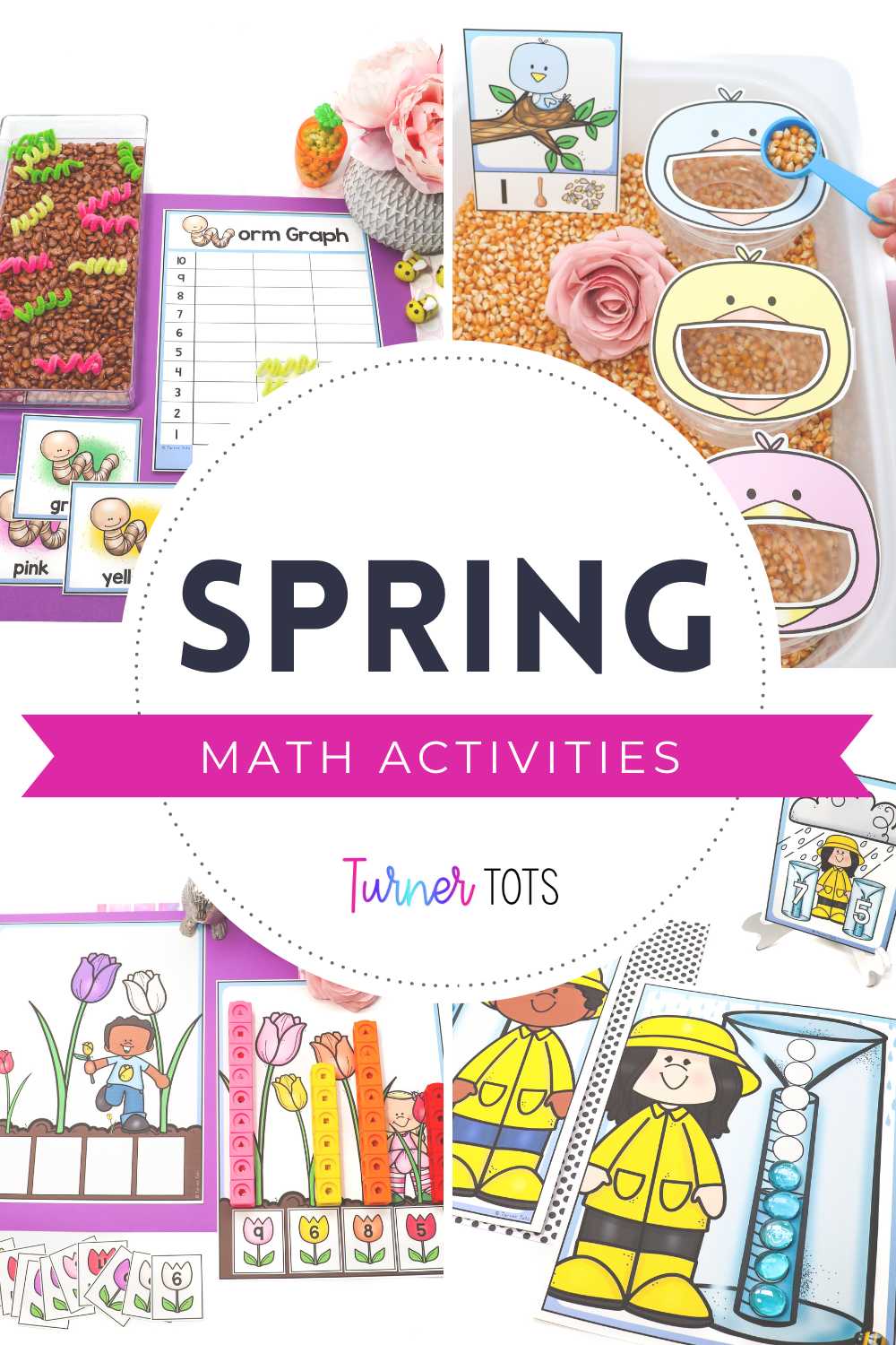 5 Spring Math Activities for Preschoolers' Learning to Blossom