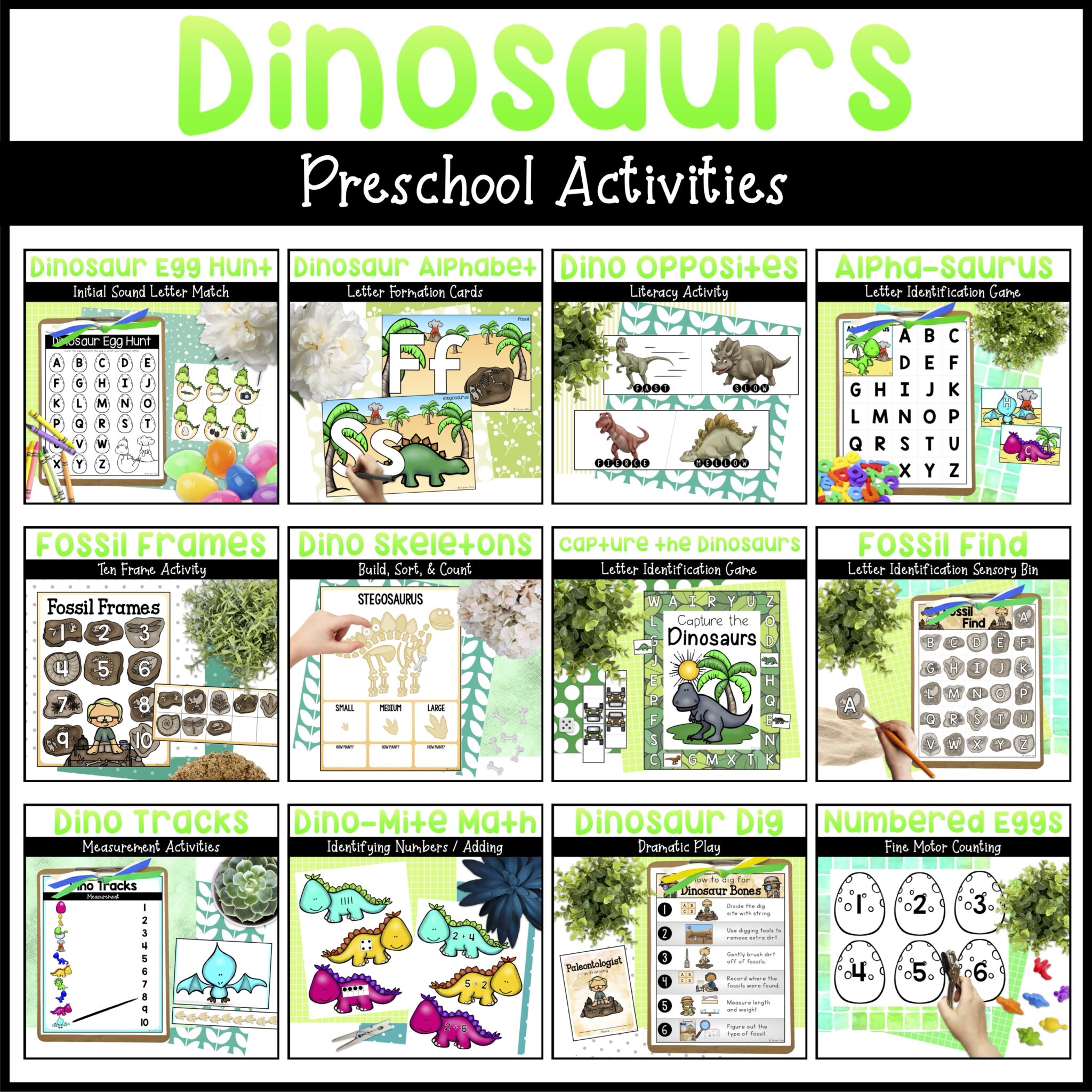 5 Dinosaur Literacy Activities for Preschoolers Roaring with Reading ...